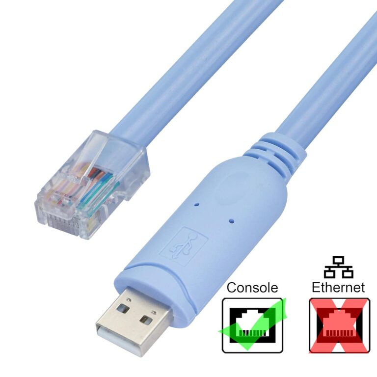 CABLE CONSOLE USB VERS RJ45 1,5M - KOTECH-CI